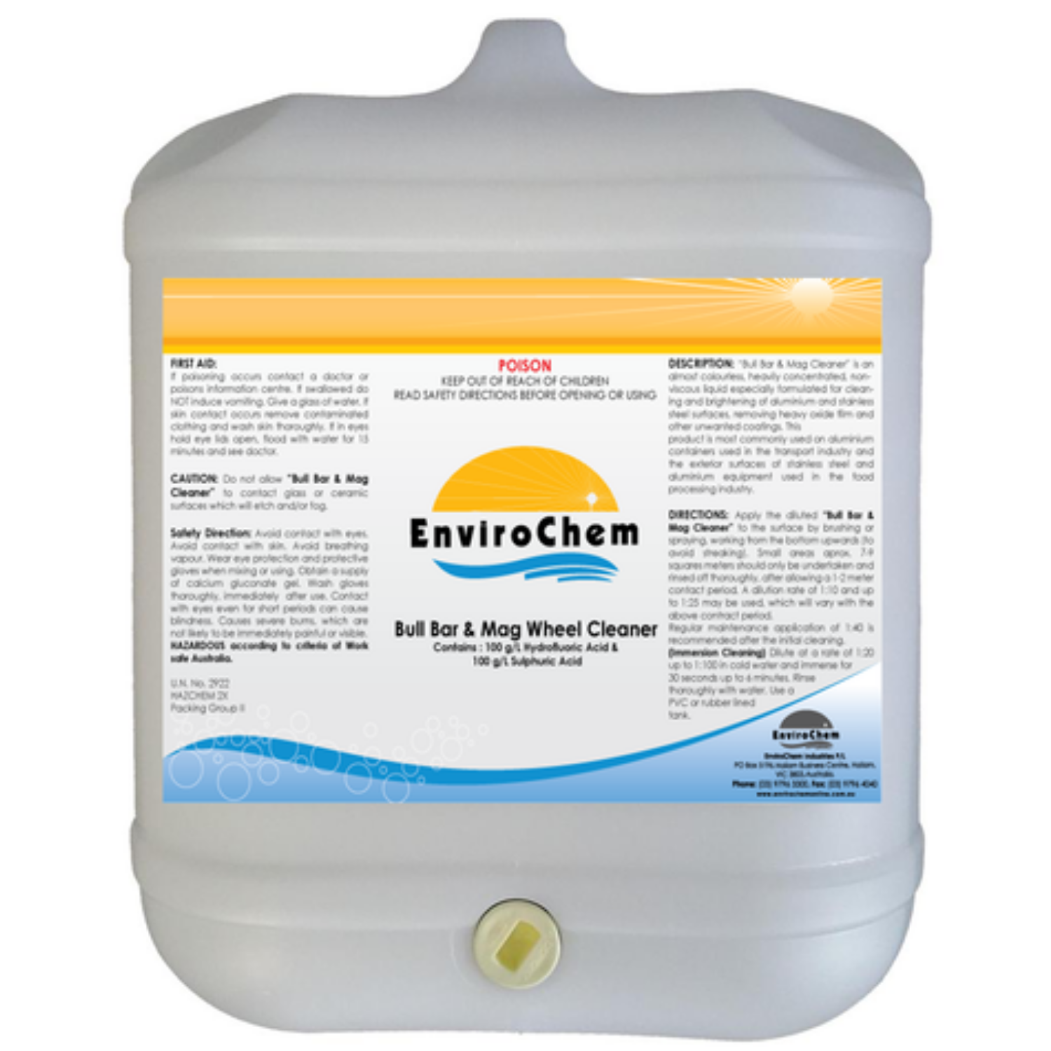 Envirochem Bull Bar & Mag Wheel Cleaner (2 Sizes Available) – Oz ...