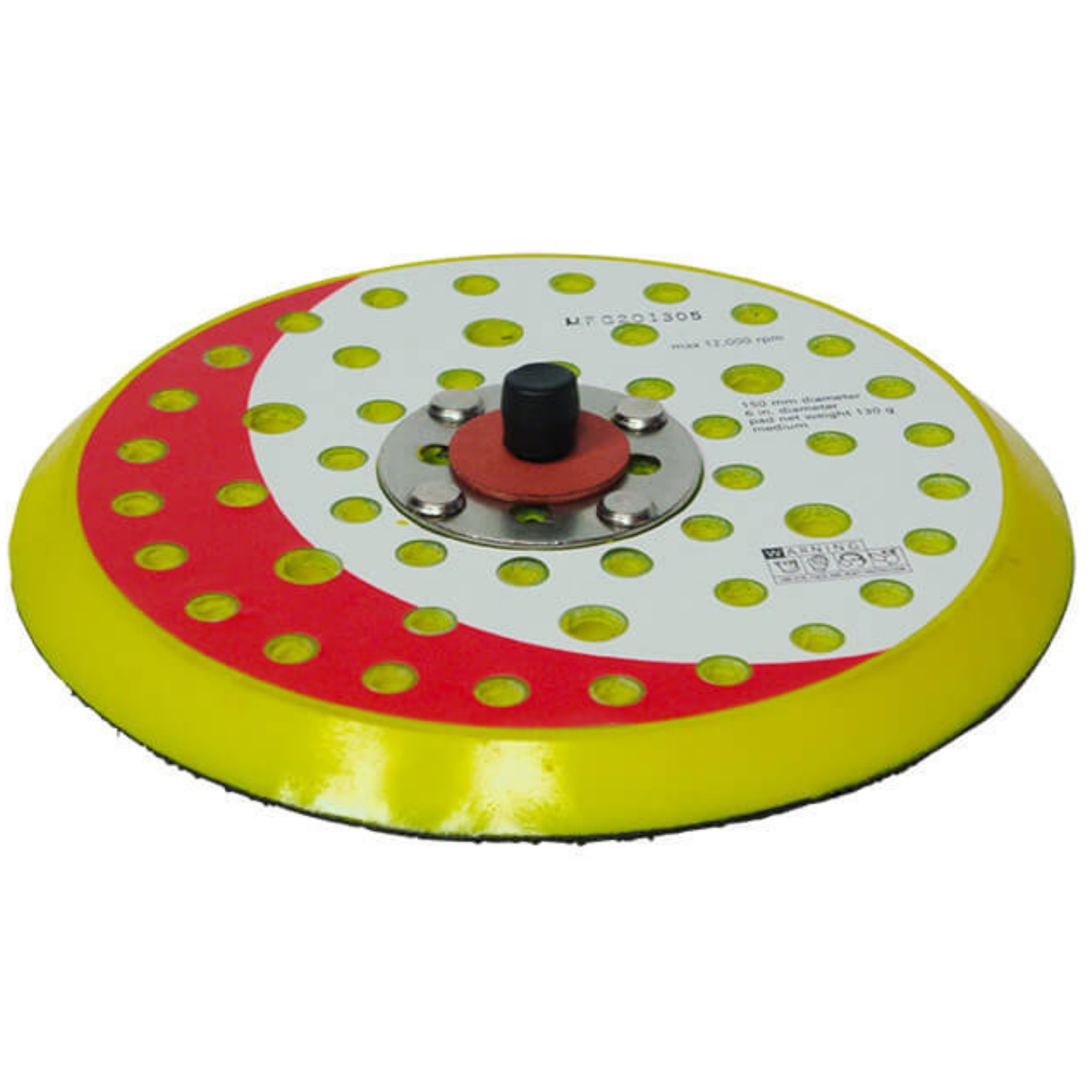 6" Multi Hole Hook and Loop Back Up Pad - Oz General Store