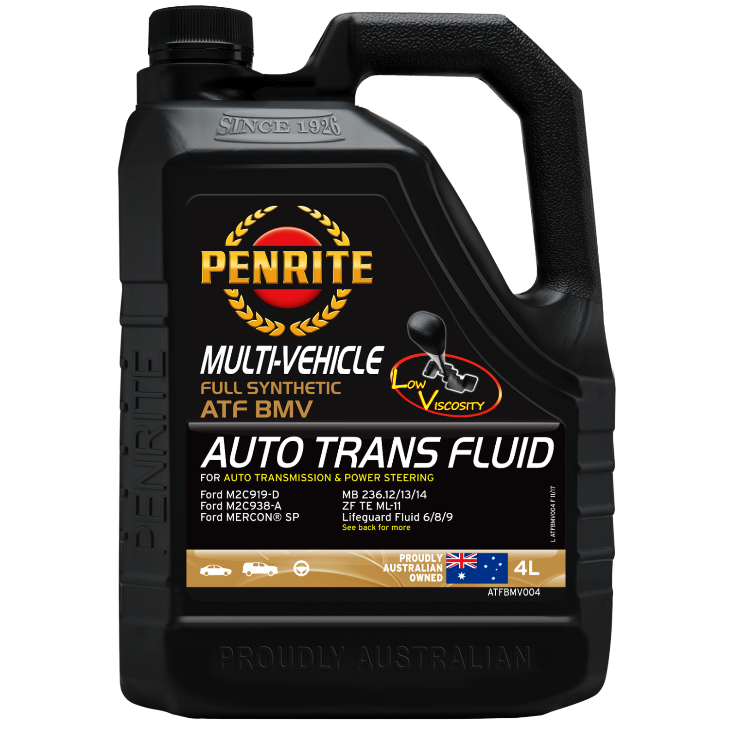 Penrite ATF BMV (Full Syn) (2 Sizes Available) - Oz General Store