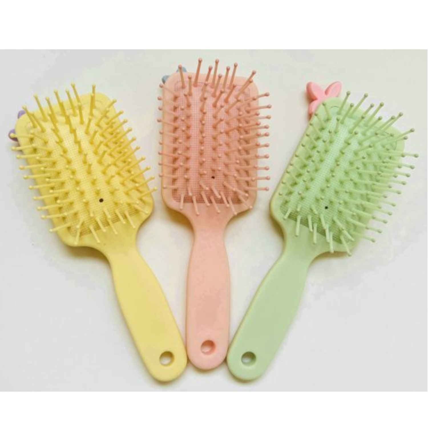 Eco-Friendly Material Hair Brushes, Toy Rabbit (3 Colours Available ...