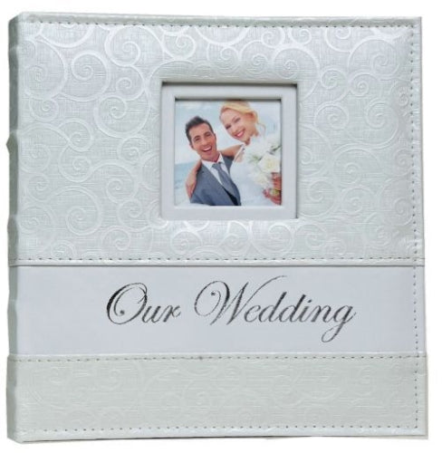Wedding Album with Ivory PU Cover, 22.5x22.5cm, 200pcs book bound, Gif ...