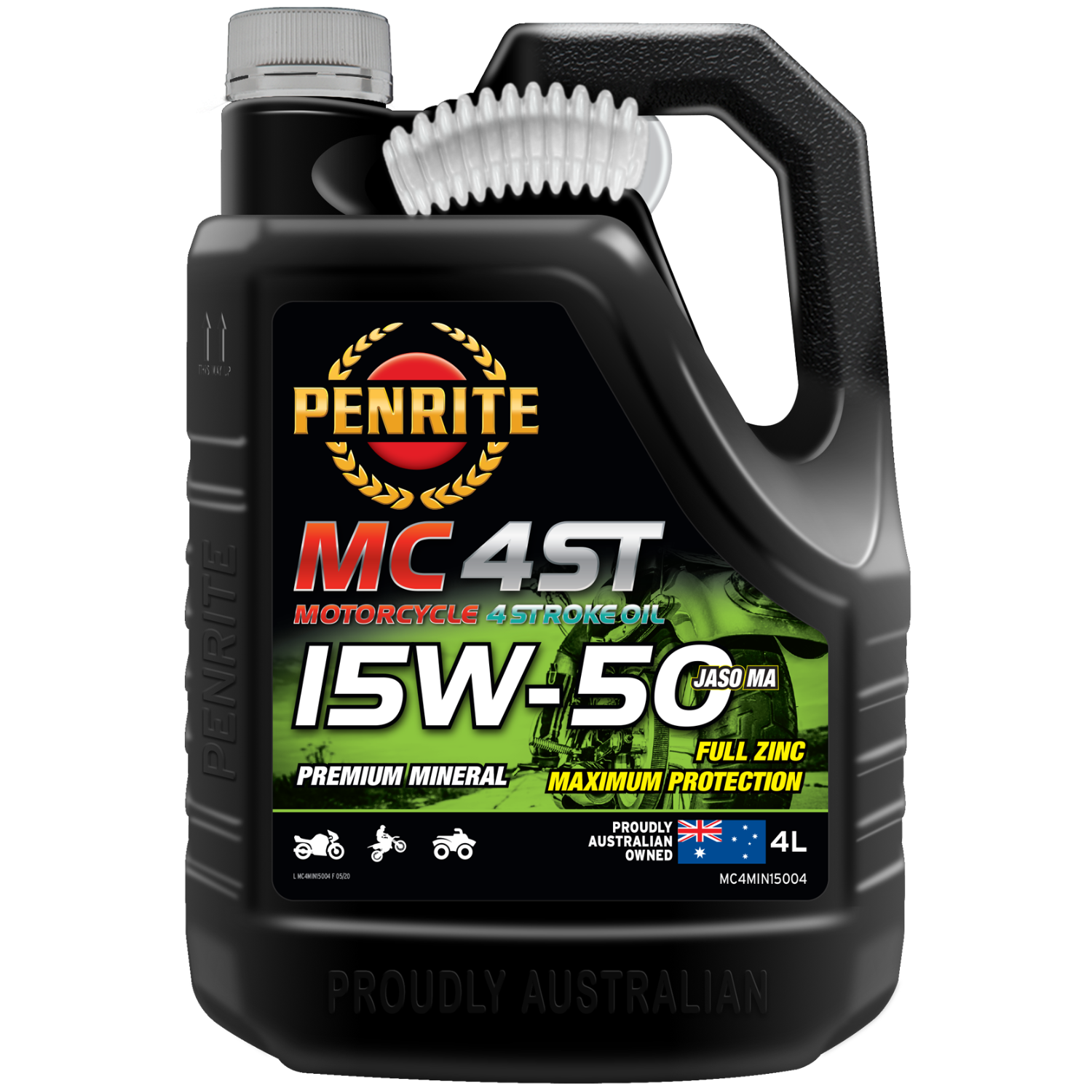 Penrite MC4ST Mineral 15W-50 (3 Sizes Available) - Oz General Store
