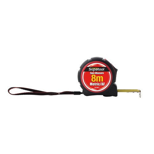 Supatool Tape Measure 8 Metre Metric & Imperial - Oz General Store