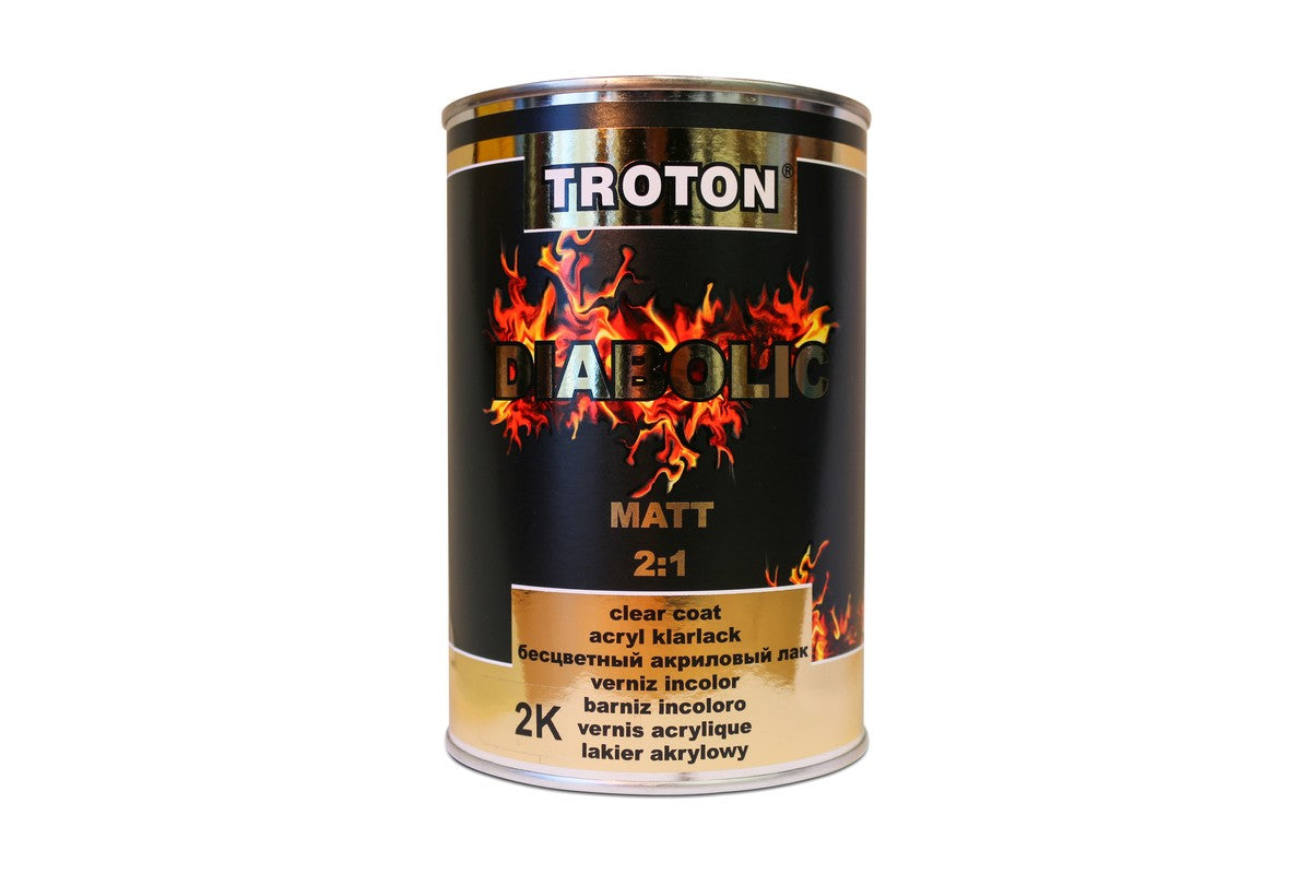 Troton Diabolic Matt Clear Coat 1Lt - Oz General Store